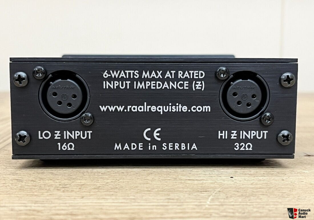 Raal Requisite CA-1a Ribbon Headphones w/ TI-1a Transformer Interface ...