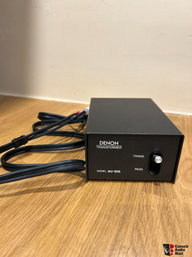 Denon Step Up Transformer AU-305 MC Cartridge Japan For Sale - Canuck ...