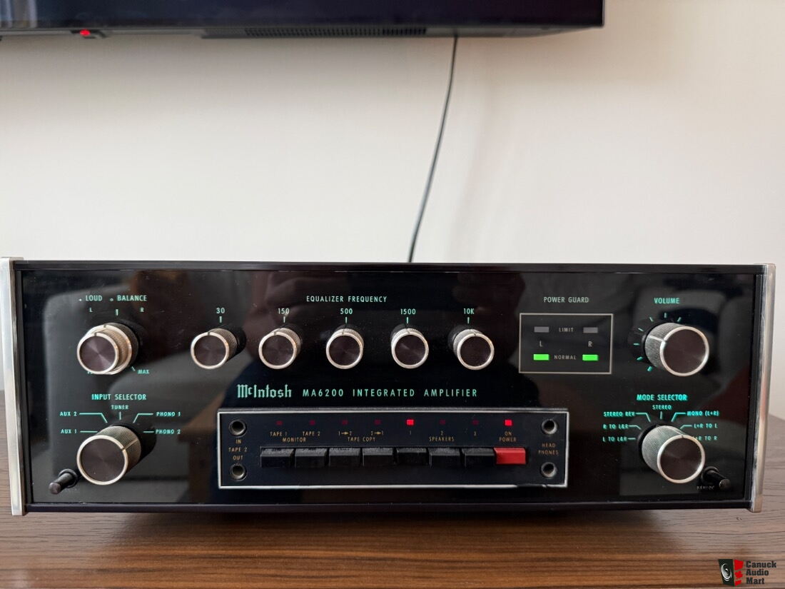 McIntosh MA6200 Stereo Integrated Amplifier Photo #6007652 - Canuck ...