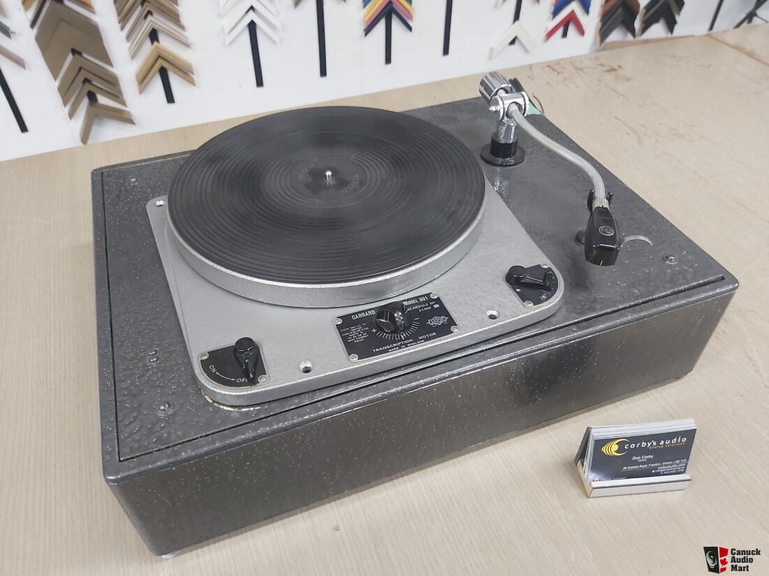 garrard 301 hammertone finish in painted wood plinth Dealer Ad - Canuck ...