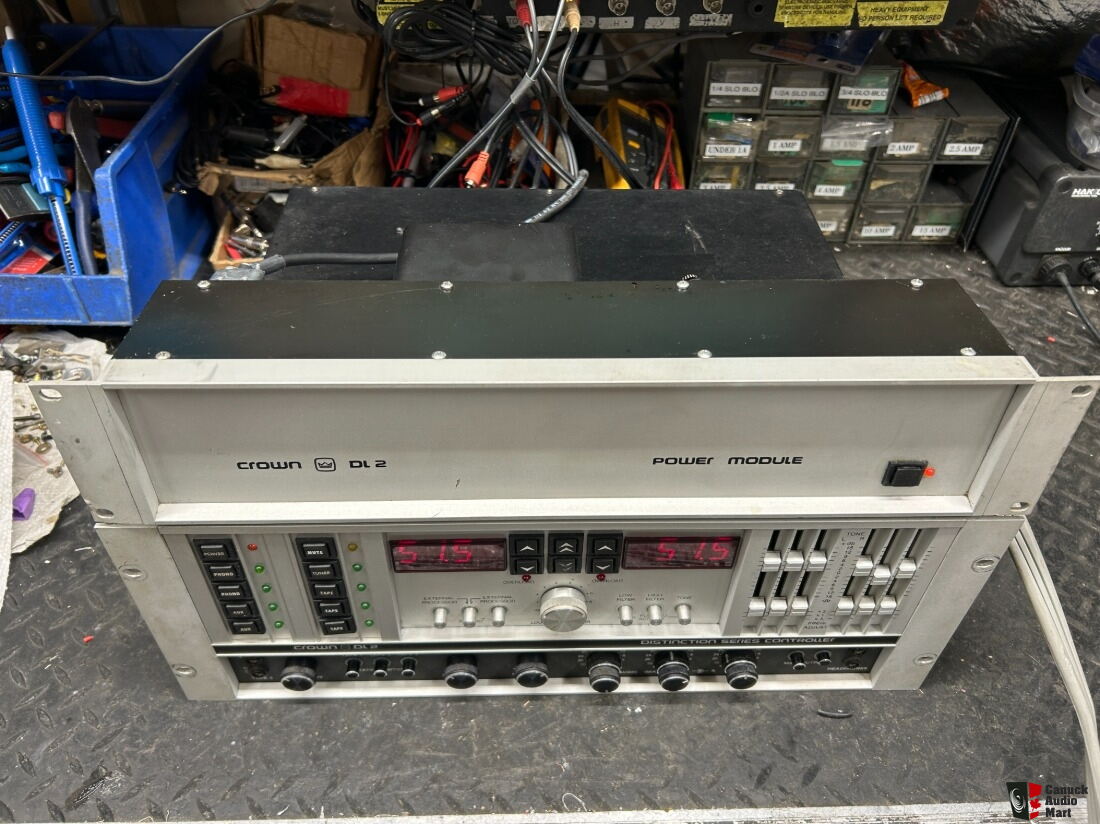 Rare Crown DL-2 preamplifier and power supply. Serviced and fully ...