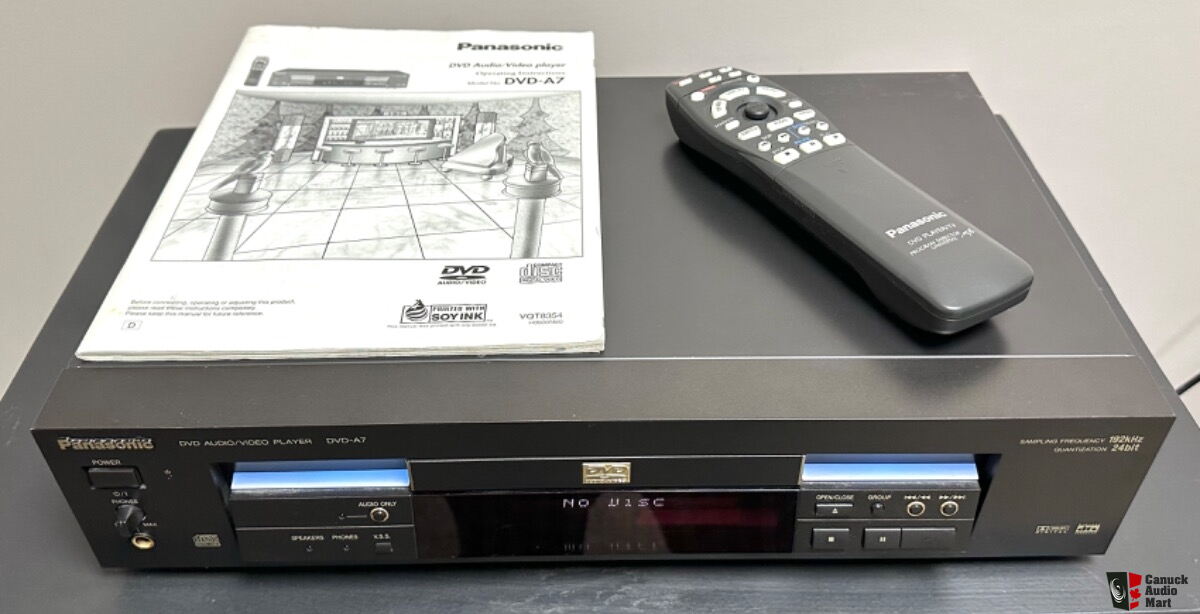 Panasonic DVD D7 Technics DVD A10 Audio Video CD Player ~ Rare For Sale ...