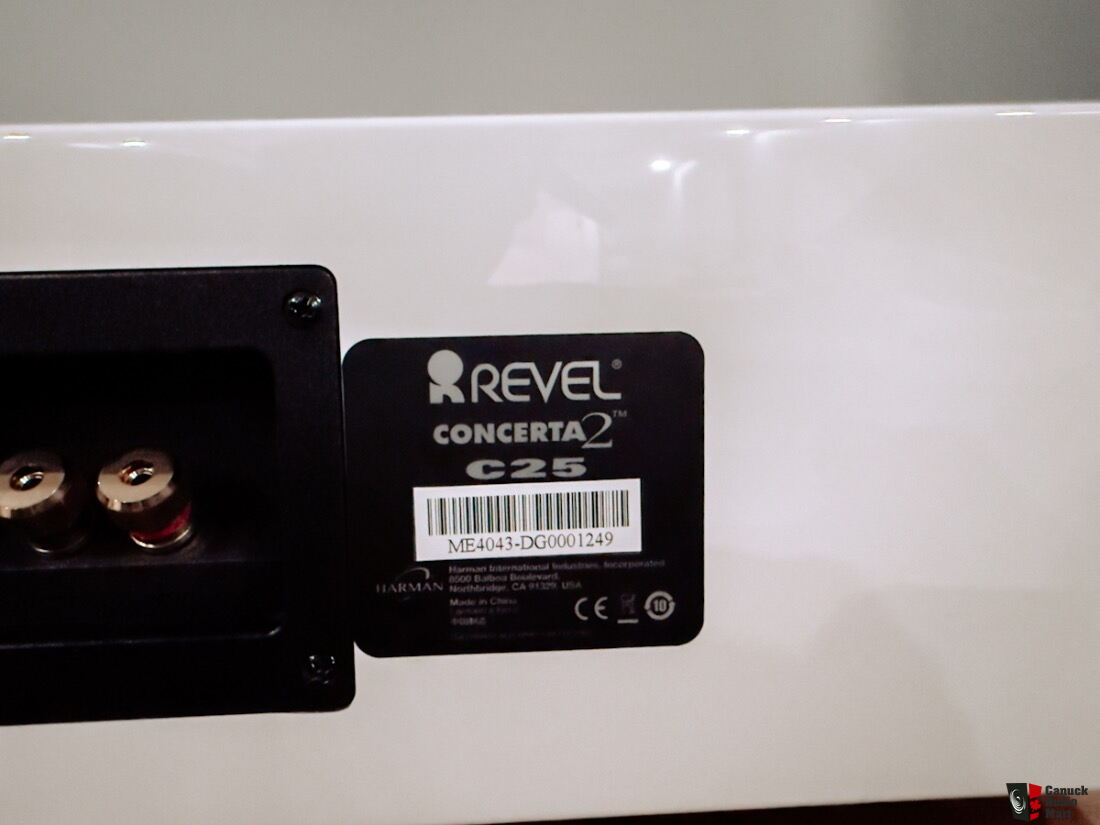 Revel Concerta 2 C25 Center Channel Speaker Photo #6010350 - Canuck ...