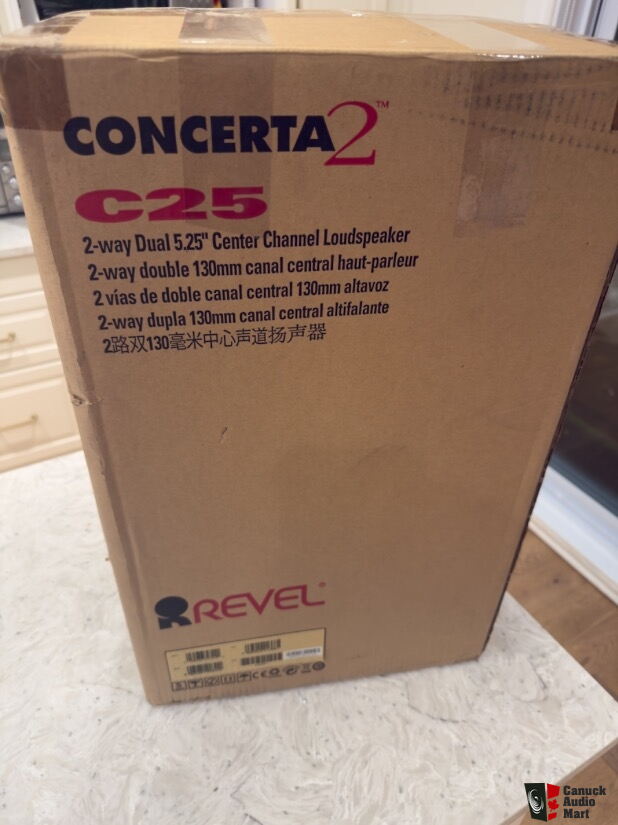 Revel Concerta 2 C25 Center Channel Speaker Photo #6010350 - Canuck ...