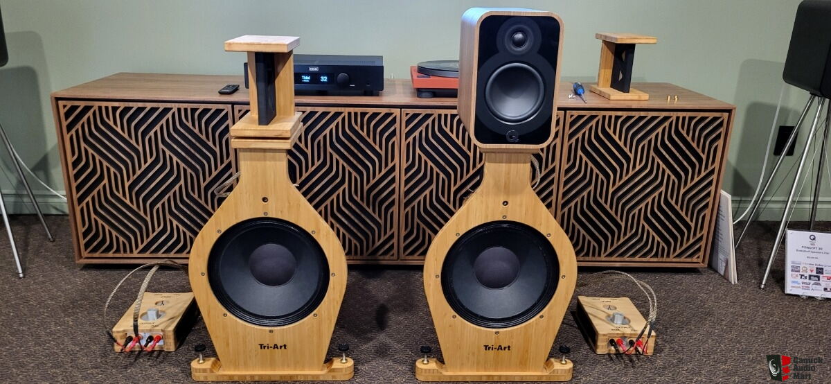 Demo Tri-Art Audio Sub Bass Stand 12" Open Baffle Bass Driver Super ...