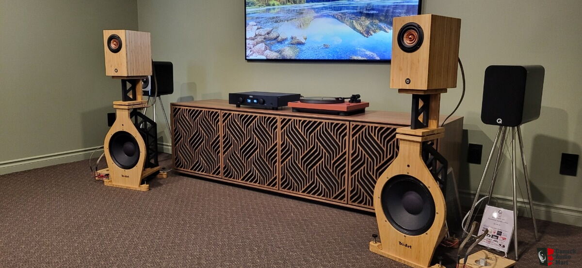 Demo Tri-Art Audio Sub Bass Stand 12" Open Baffle Bass Driver Super ...