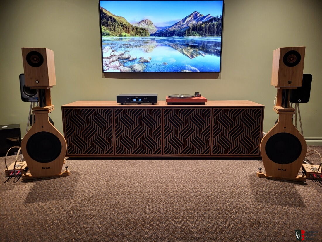 Demo Tri-Art Audio Sub Bass Stand 12" Open Baffle Bass Driver Super ...