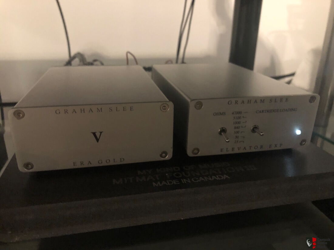 Graham Slee ERA Gold Phono Stage & Elevator EXP Step Up c/w PSU 1 Power ...