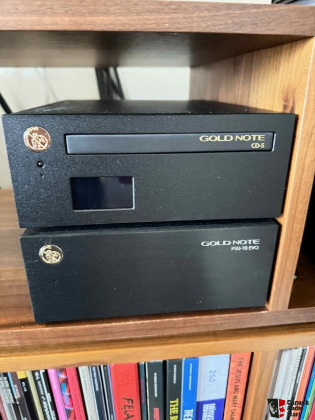 Gold Note CD-5 w/ Gold Note PSU-10 EVO Photo #6012965 - Canuck Audio Mart