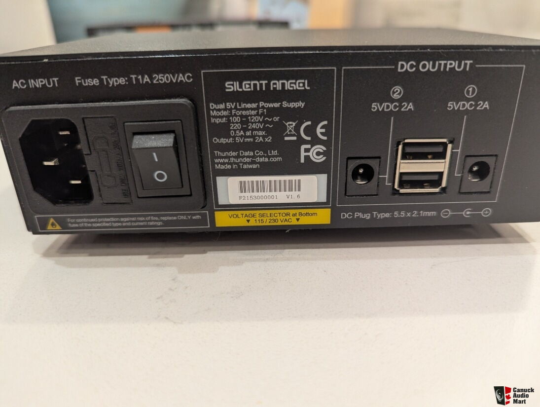 Silent Angel Munich M1T Streamer and Forester F1 power supply Photo ...
