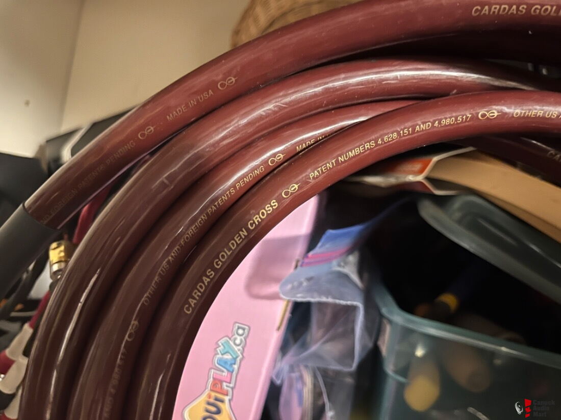 Cardas Golden Cross 2.5m Speaker Cable Photo #6014981 - Canuck Audio Mart