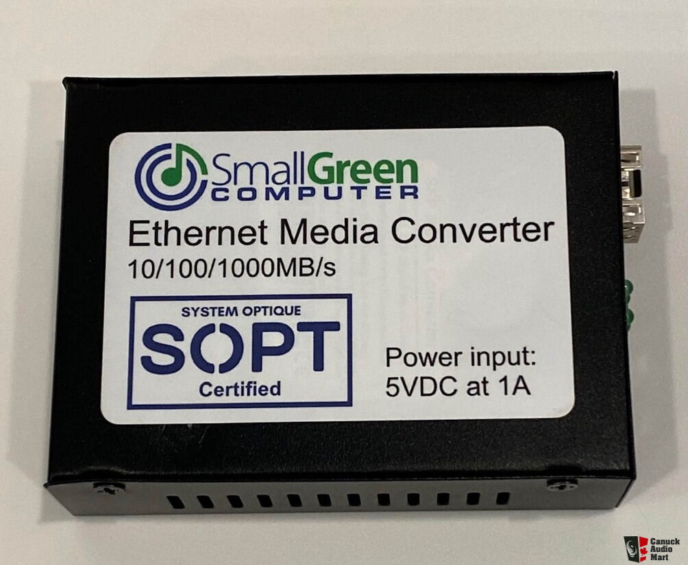 Small Green Computer Media Converter For Sale - US Audio Mart