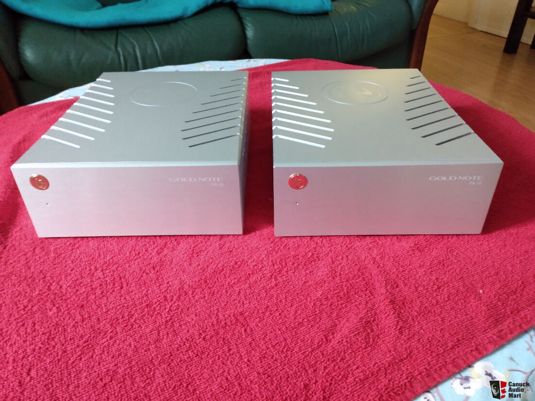 Gold Note PA-10 Power Amps (pair) *Free Shipping For Sale - Canuck ...