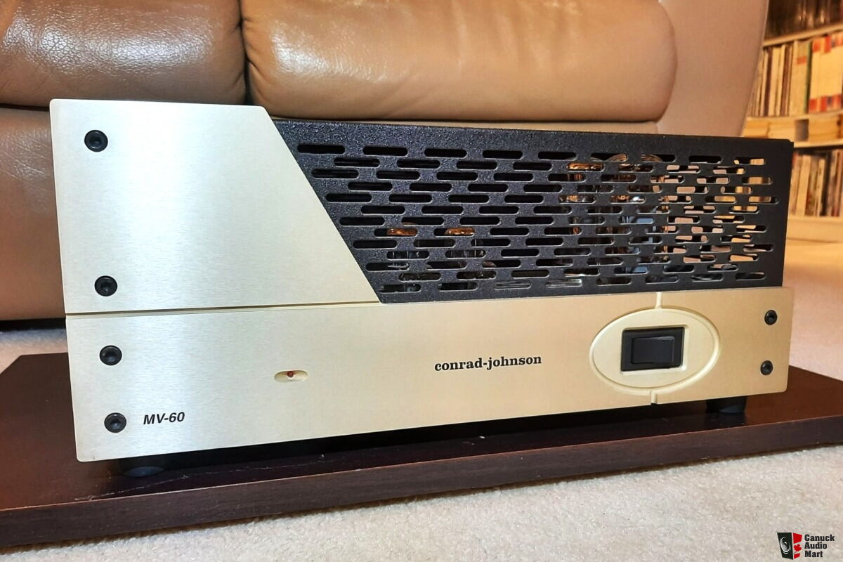 Conrad Johnson MV60SE stereo power amplifier - EXCELLENT !!! Photo ...