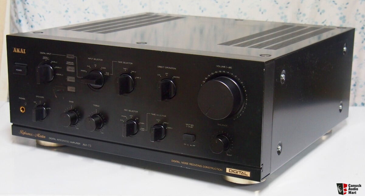 Akai AM-73 Reference Master Series Integrated Amplifier For Sale ...