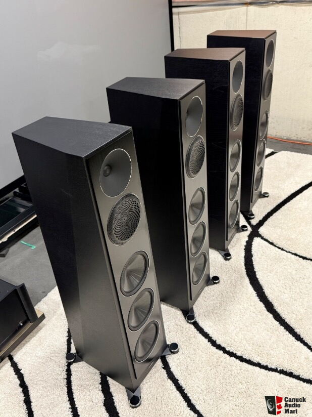 Paradigm Founder 100F speakers - TWO pairs available - BLACK Walnut ...