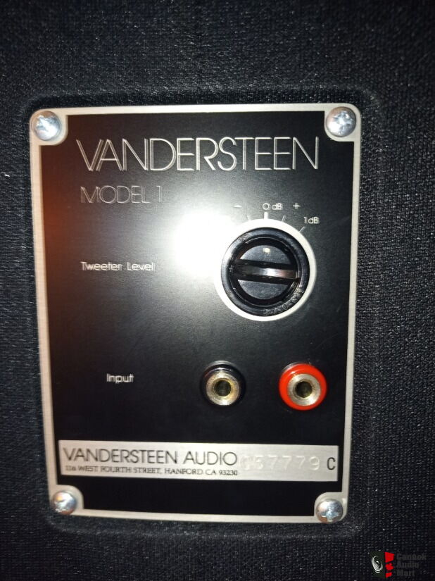 Vandersteen Model 1c in black Photo #6026252 - Canuck Audio Mart
