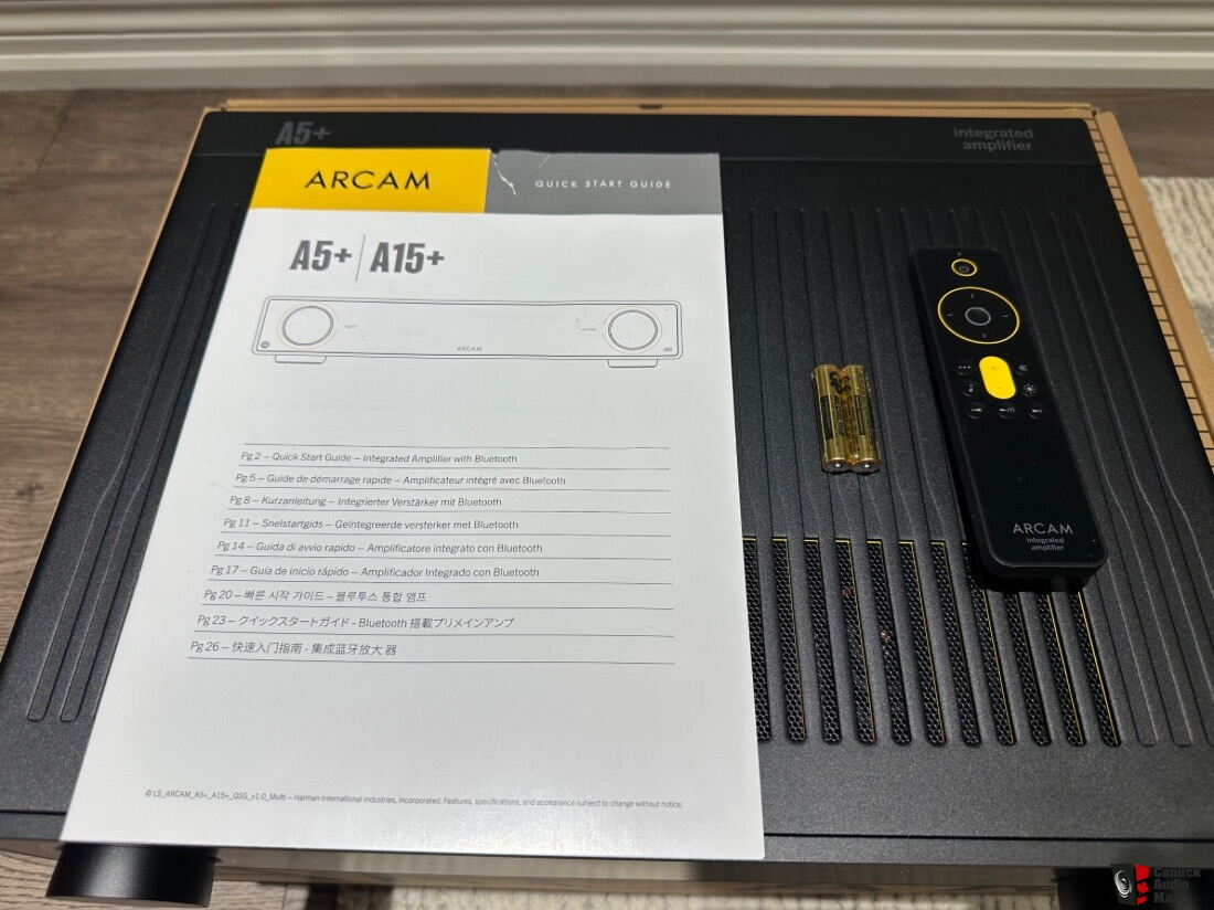 Arcam A5+ Integrated Amplifier Photo #6029631 - Canuck Audio Mart
