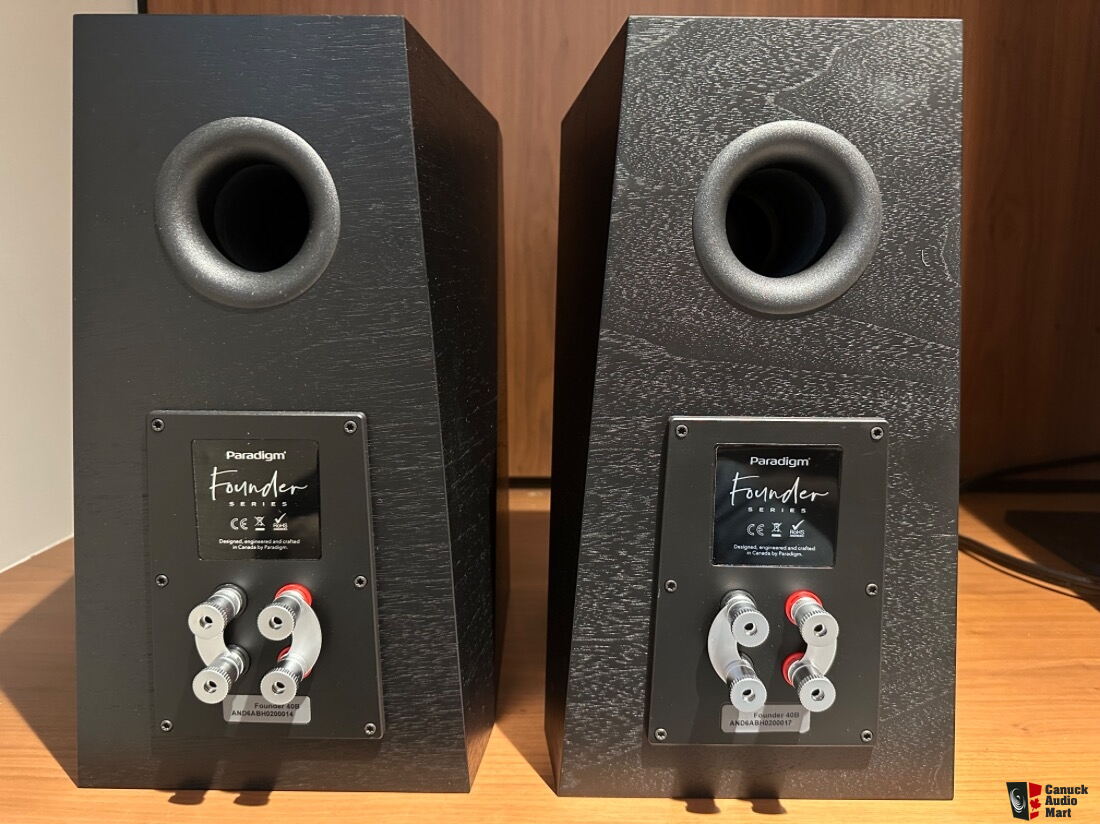 Paradigm Founder 40B Speakers - Black Walnut Photo #6029767 - Canuck ...