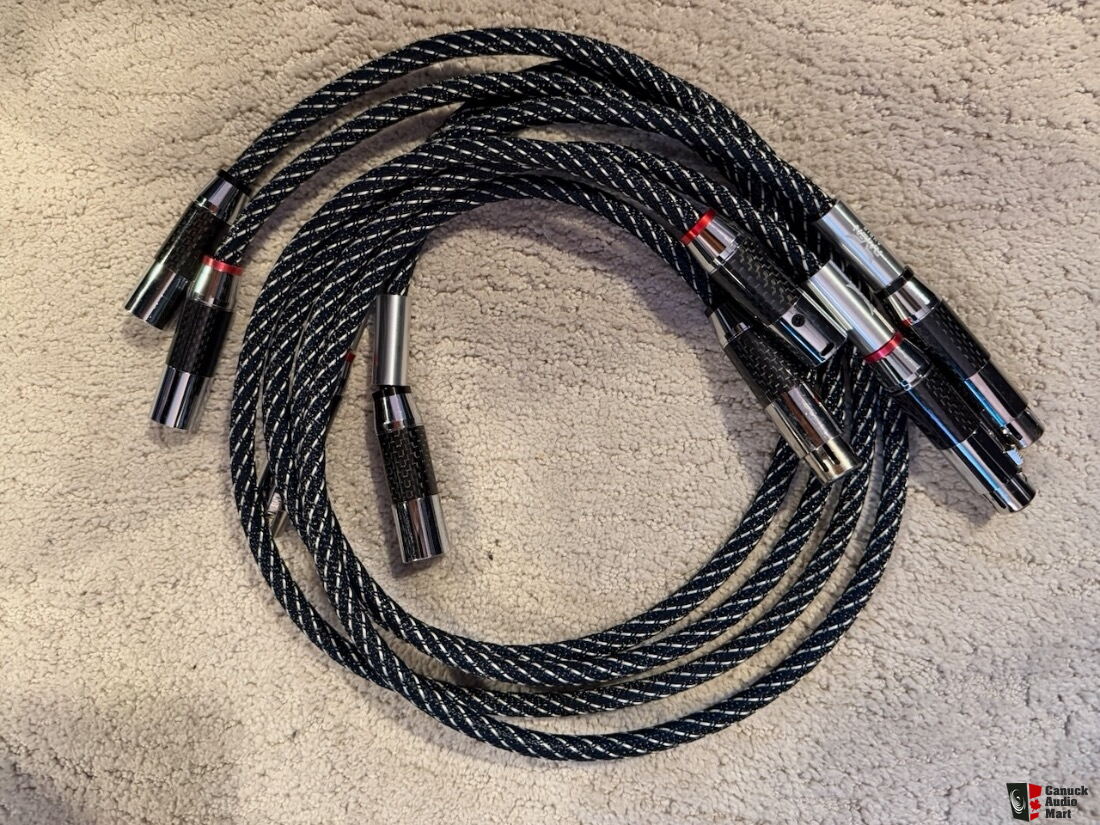 Raven Audio Soniquil XLR Balanced Interconnect Cables - 1M - Free ...