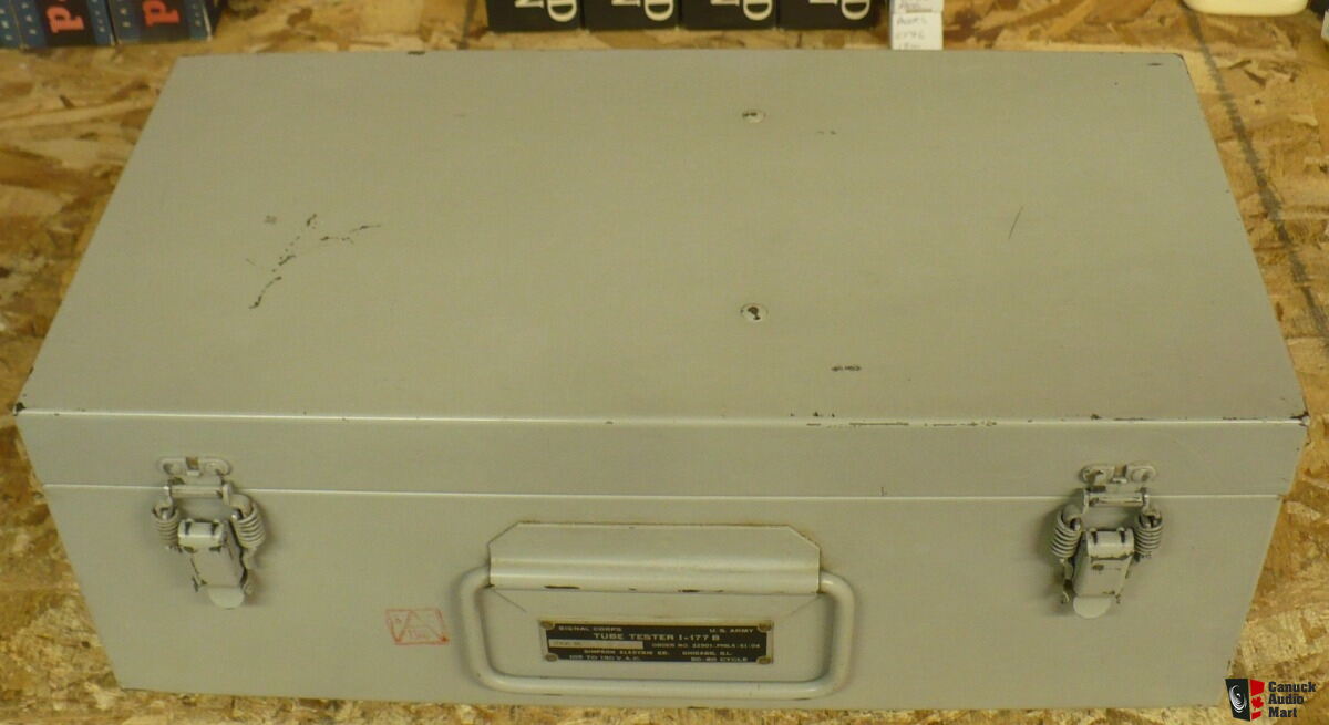 Signal Corps I-177 B Military Mutual Conductance Tube Tester For Sale ...