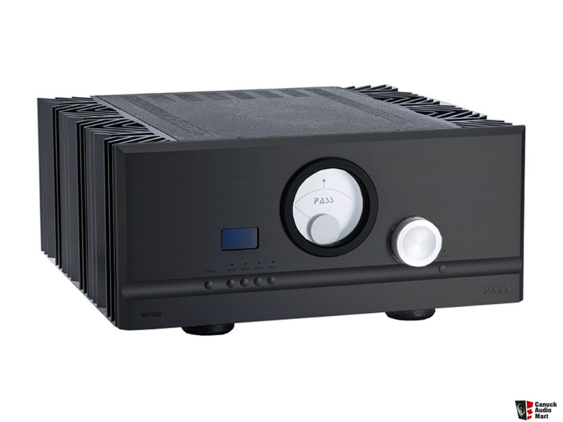 Pass Labs INT-250 Int Amp (Blk): NEW; Full Wrnty; FREE SHIP; Contact 4 ...