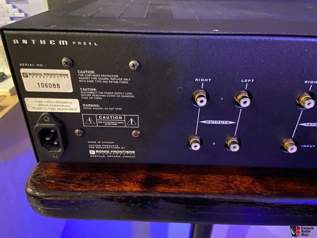 Anthem Pre1L Photo #6033675 - Canuck Audio Mart