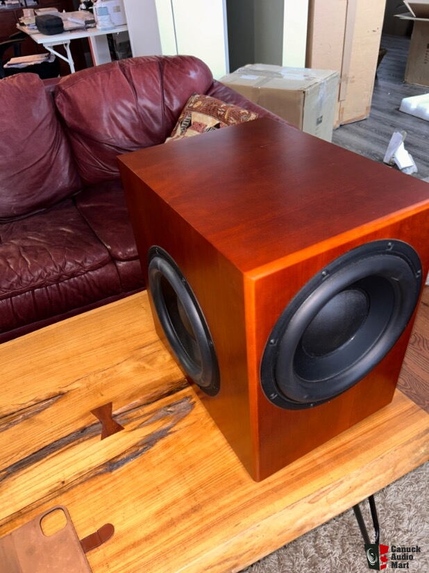 Totem Thunder Subwoofers (2) in Cherry Photo #6035413 - US Audio Mart
