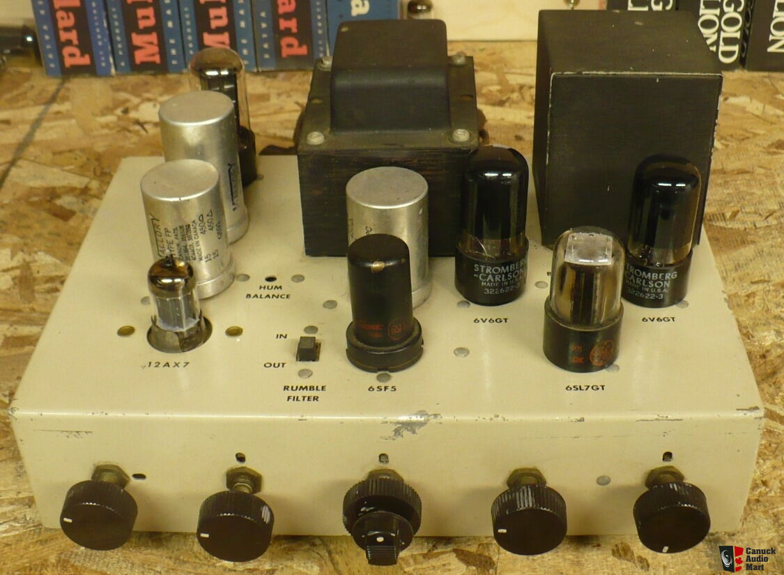 Vintage Electrohome PA-300 Mono Integrated 6V6 Tube Amplifier With ...