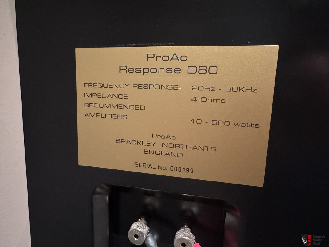 Proac Response D80 Photo #6037358 - Canuck Audio Mart