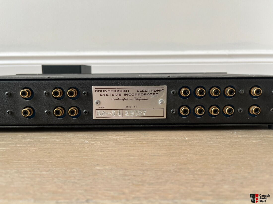 Counterpoint SA-3.1 Tube Preamplifier with Phono Stage Photo #6040192 ...