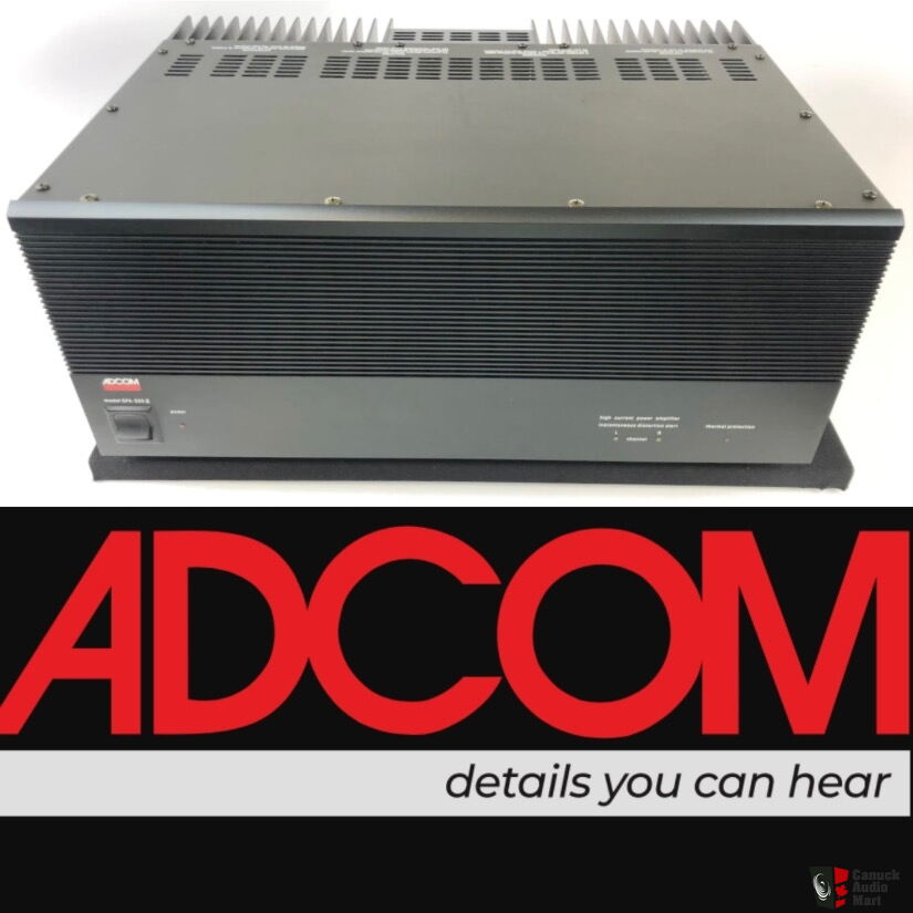 Adcom GFA-555 II power amplifier For Sale - Canuck Audio Mart
