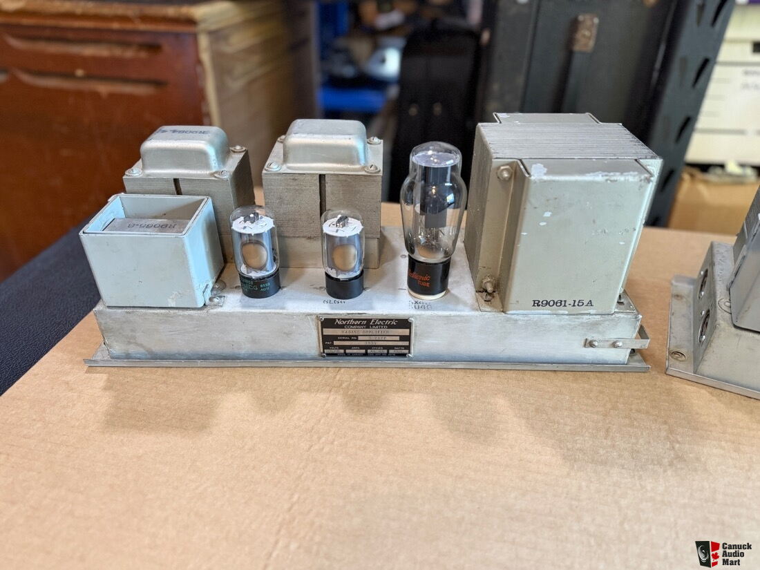 Pair Northern Electric R4045c mono 6l6 tube amplifiers Photo #6043238 ...