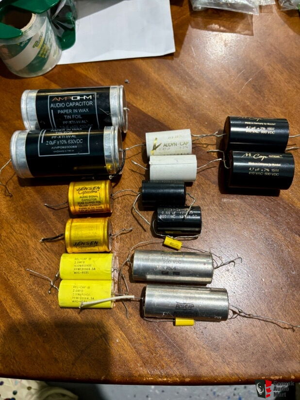 7 Pairs Audiophile Hi-Fi Audio Capacitors - Full Set Only - $230 For ...