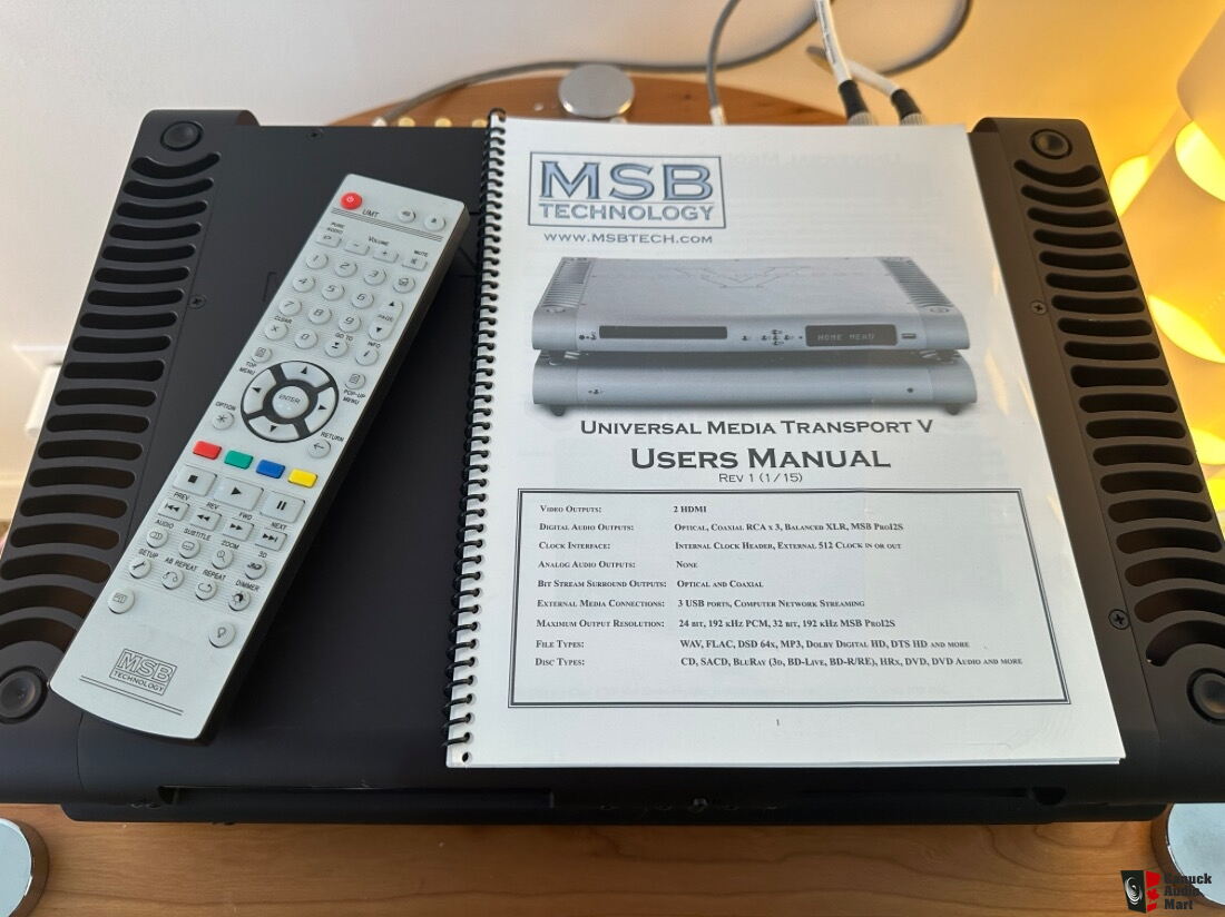 MSB Universal Media Transport V with Full Size power supply Photo ...