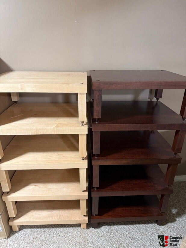 Audio Stands solid wood Dealer Ad - Canuck Audio Mart