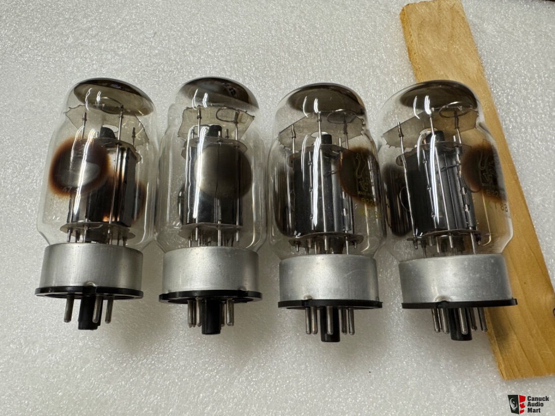 4 x KT88 Gold Lion (UK), Matched For Sale - Canuck Audio Mart