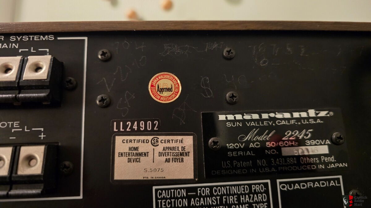 Marantz 2245 Receiver Photo #6051019 - Canuck Audio Mart