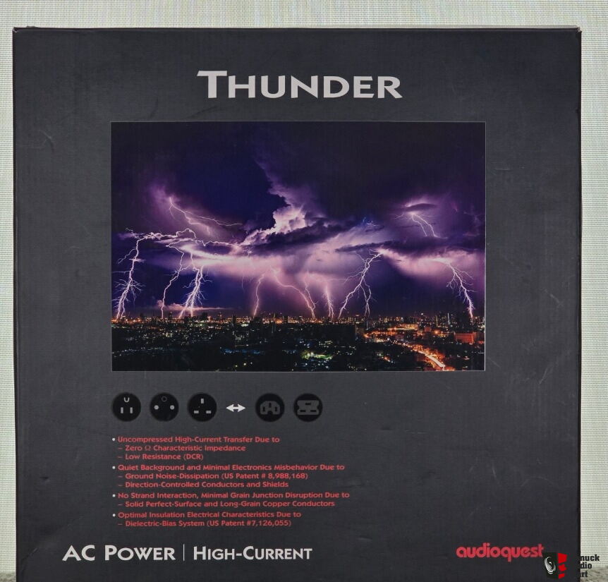 Audioquest Thunder 1m power cable For Sale - Canuck Audio Mart