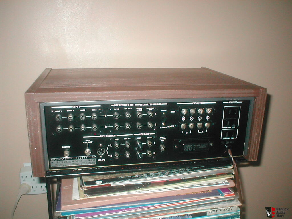 Vintage SONY TA-1150 amplifier Photo #605217 - Canuck Audio Mart