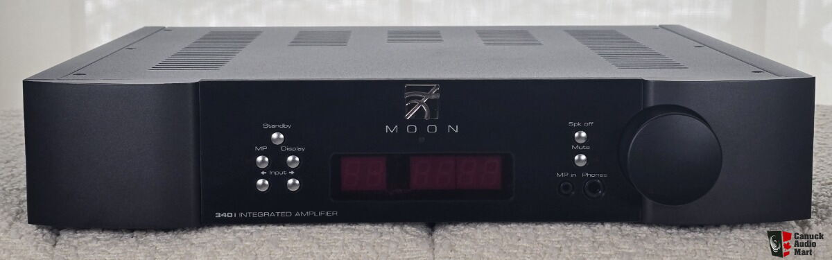 MOON 340i X Integrated Amplifier - 7 Months Old, Pristine Condition For ...