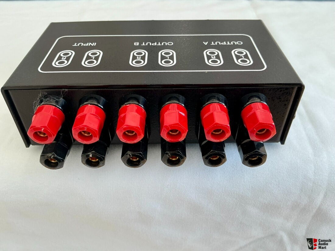 FOR SALE: RARE Bryston TWO-WAY Speaker Switch Box Metal box, , shipping ...