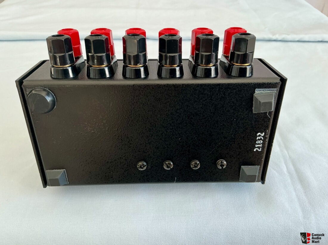 FOR SALE: RARE Bryston TWO-WAY Speaker Switch Box Metal box, , shipping ...