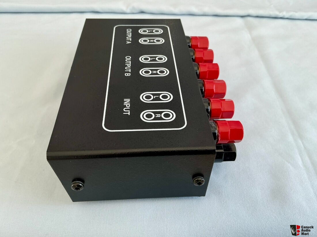 FOR SALE: RARE Bryston TWO-WAY Speaker Switch Box Metal box, , shipping ...