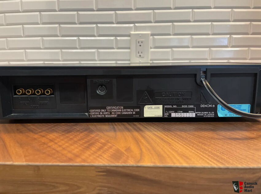 Denon CD player DCD-1500 For Sale - Canuck Audio Mart