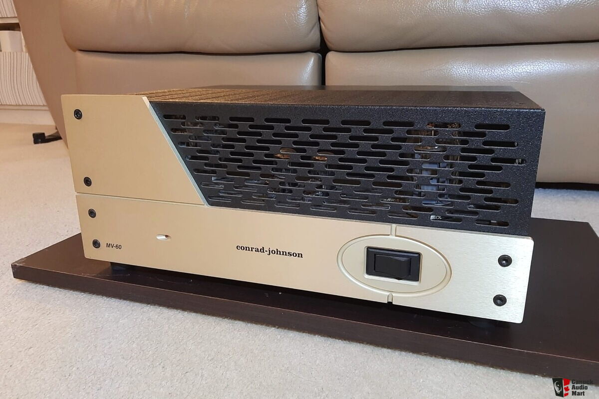 Conrad Johnson MV60SE stereo power amplifier - EXCELLENT !!! Photo ...