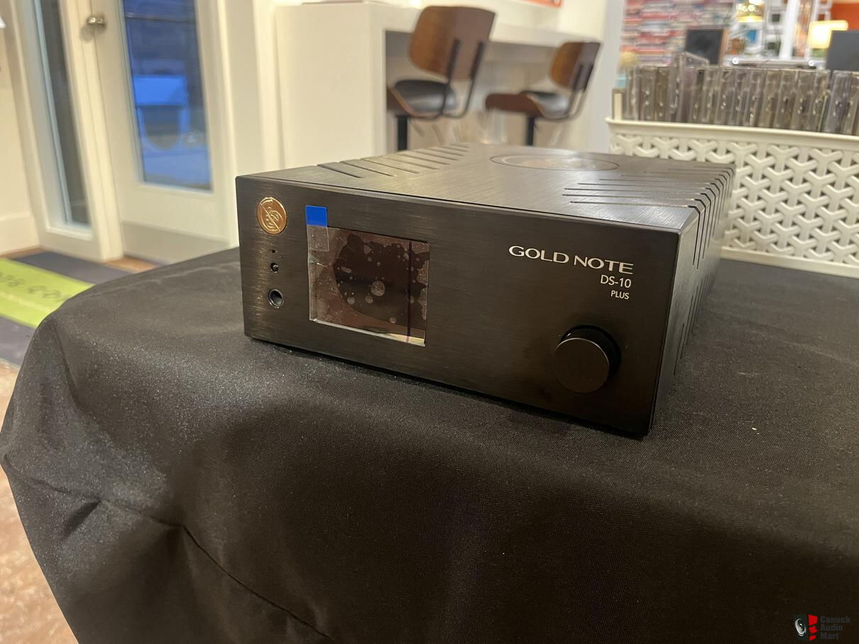 Gold Note DS-10 Plus Streamer/DAC (Black): Excellent Trade-In; 90 Day ...