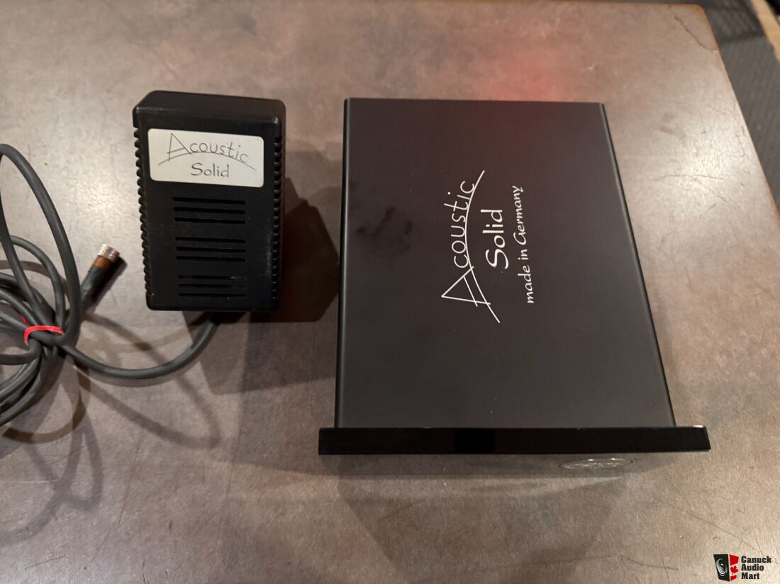 Acoustic Solid phono preamp (black) Photo #6056480 - Canuck Audio Mart
