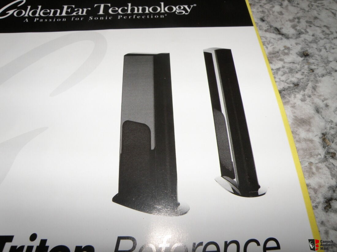 GoldenEar Technology Triton Reference Loudspeakers - Sold Pending Photo ...