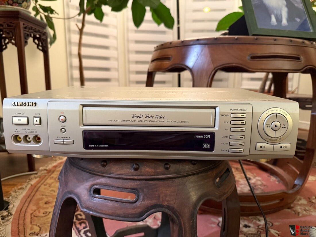 Samsung SV-5000W multi-system VHS VCR Photo #6057200 - Canuck Audio Mart